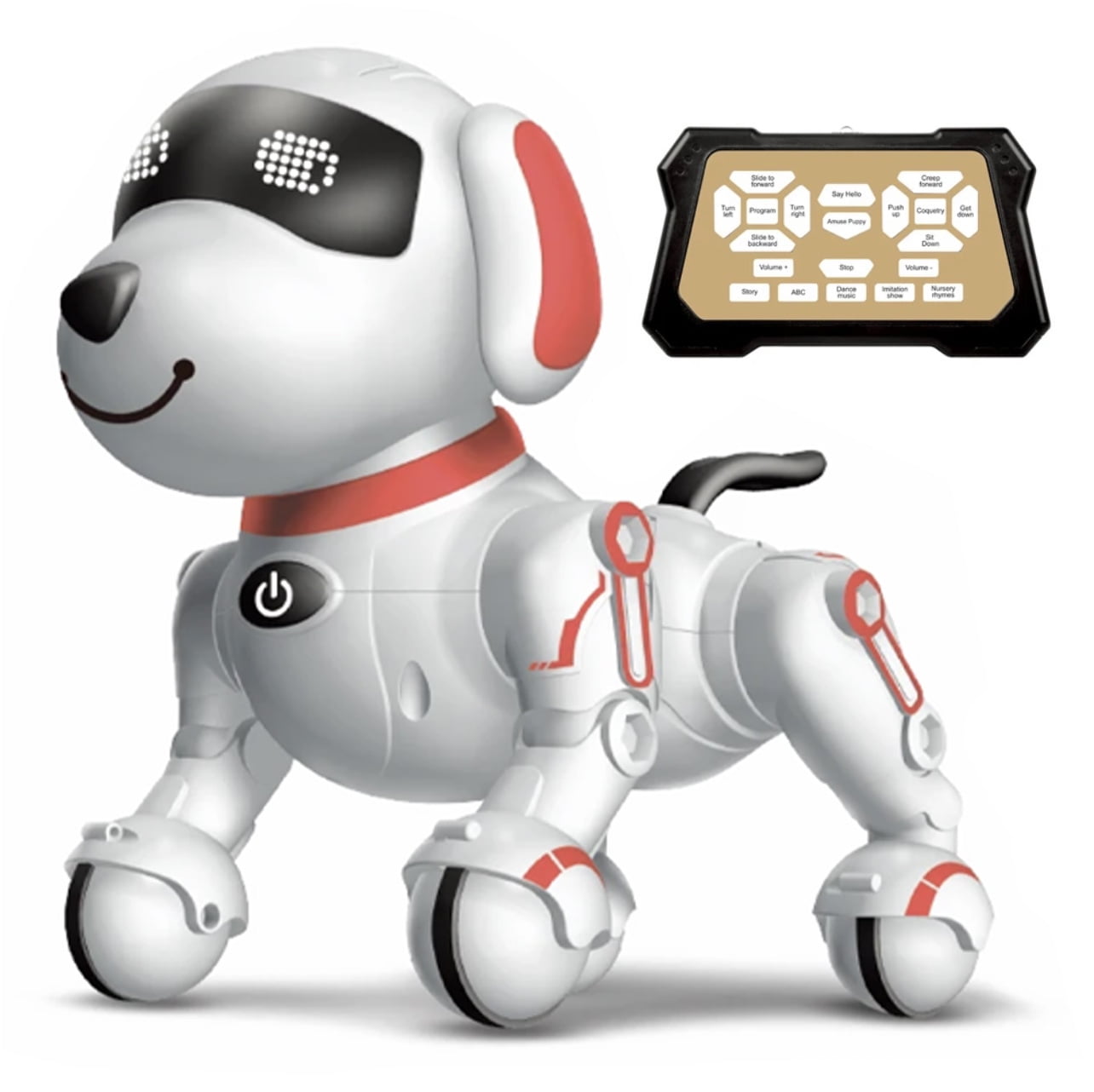Inteleget Dog Smart Robot Dog Programmable, Orange - Walmart.com