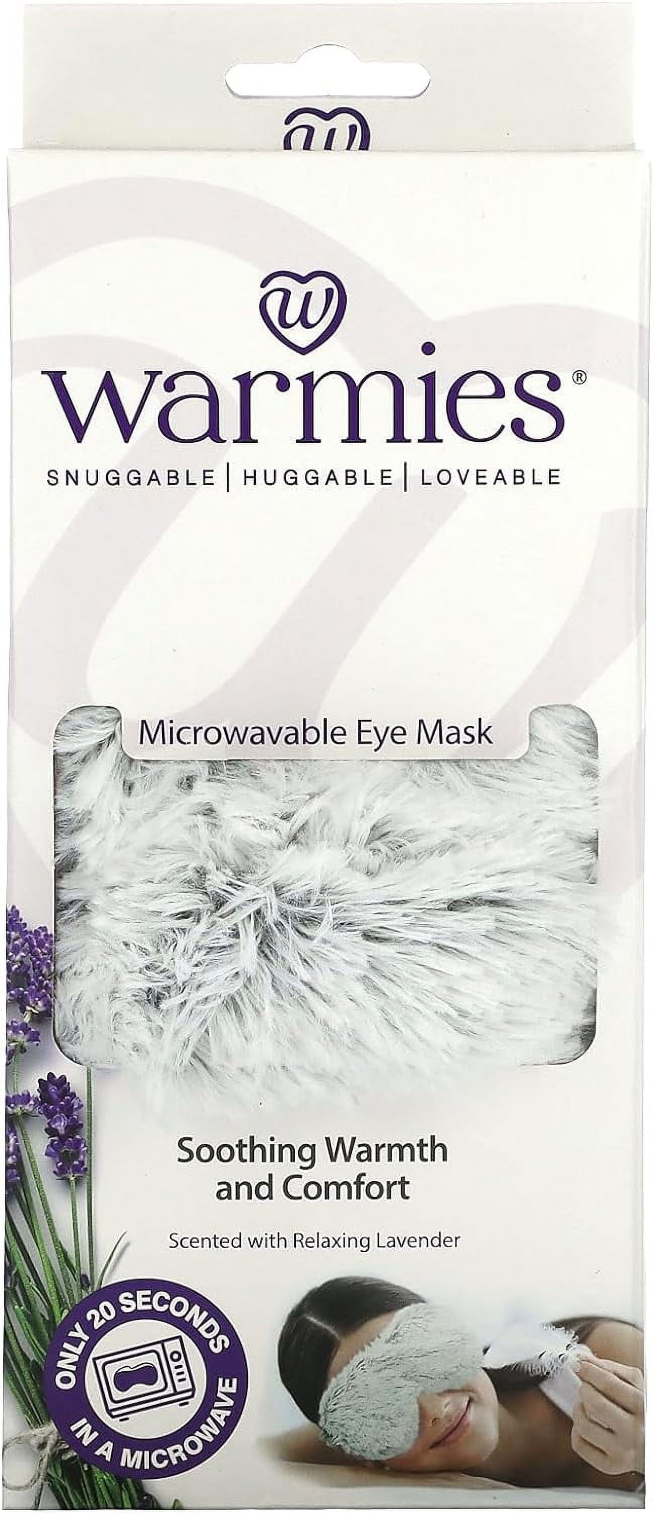 Marshmallow Gray Microwaveable Lavendar Scented Eye Mask - Walmart.com
