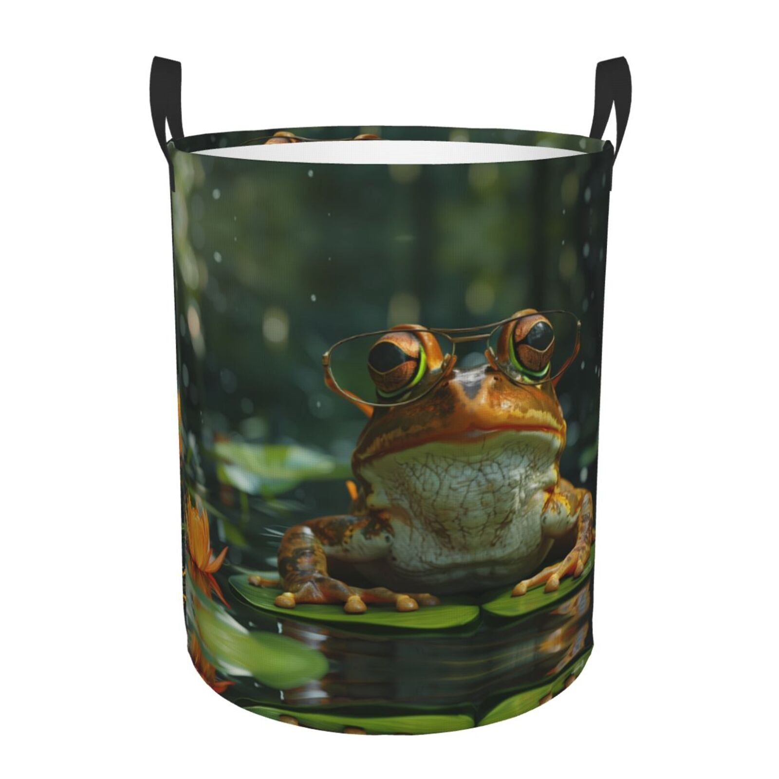 Intellectual Frog Pond Laundry Basket with Handles - Freestanding ...