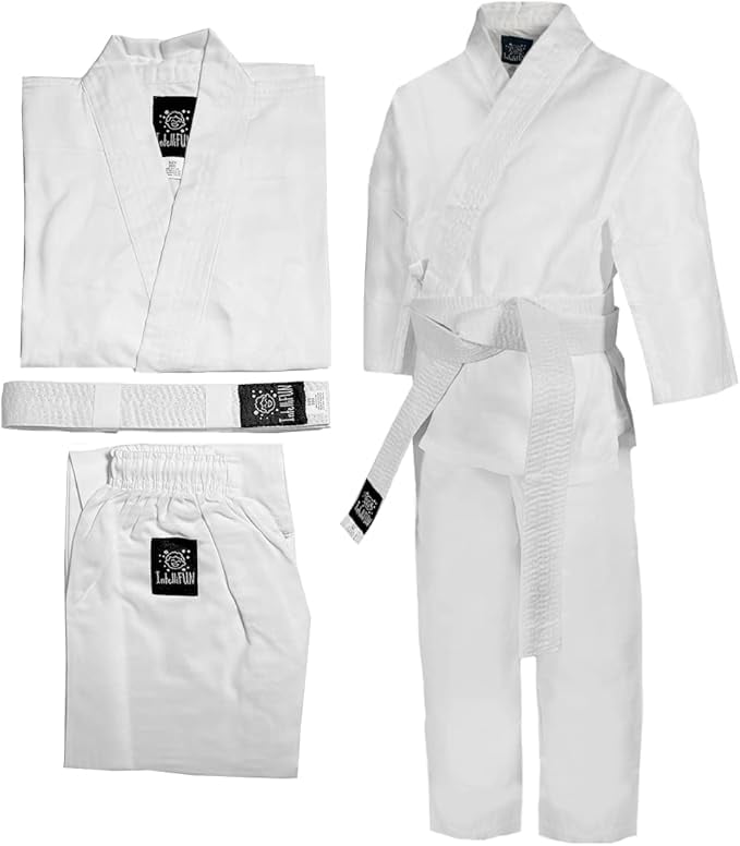 IntelliFun Karate Uniform with Belt for Kids Durable Student Karate Gi ...