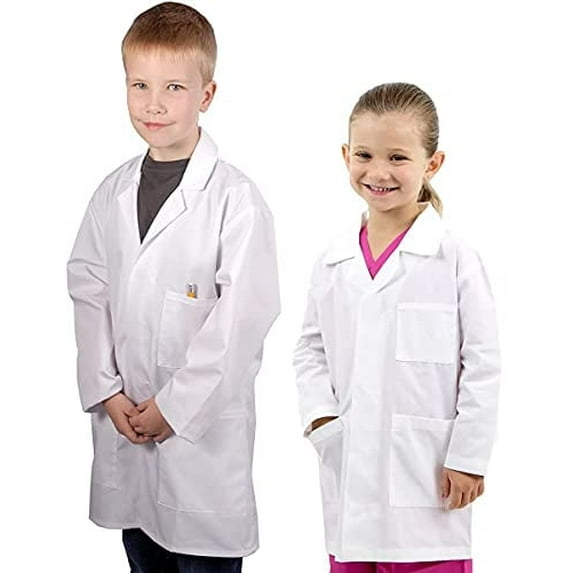 IntelliFun Kids Lab Coat, Science Dress-Up Fun, Ages 2-10, Large 8-10Y ...