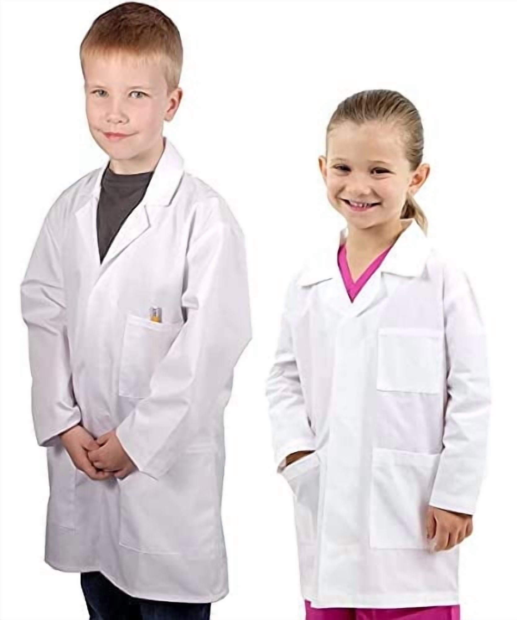 IntelliFun Kids Lab Coat, Science Dress-Up Fun, Ages 2-10, Large 8-10Y ...