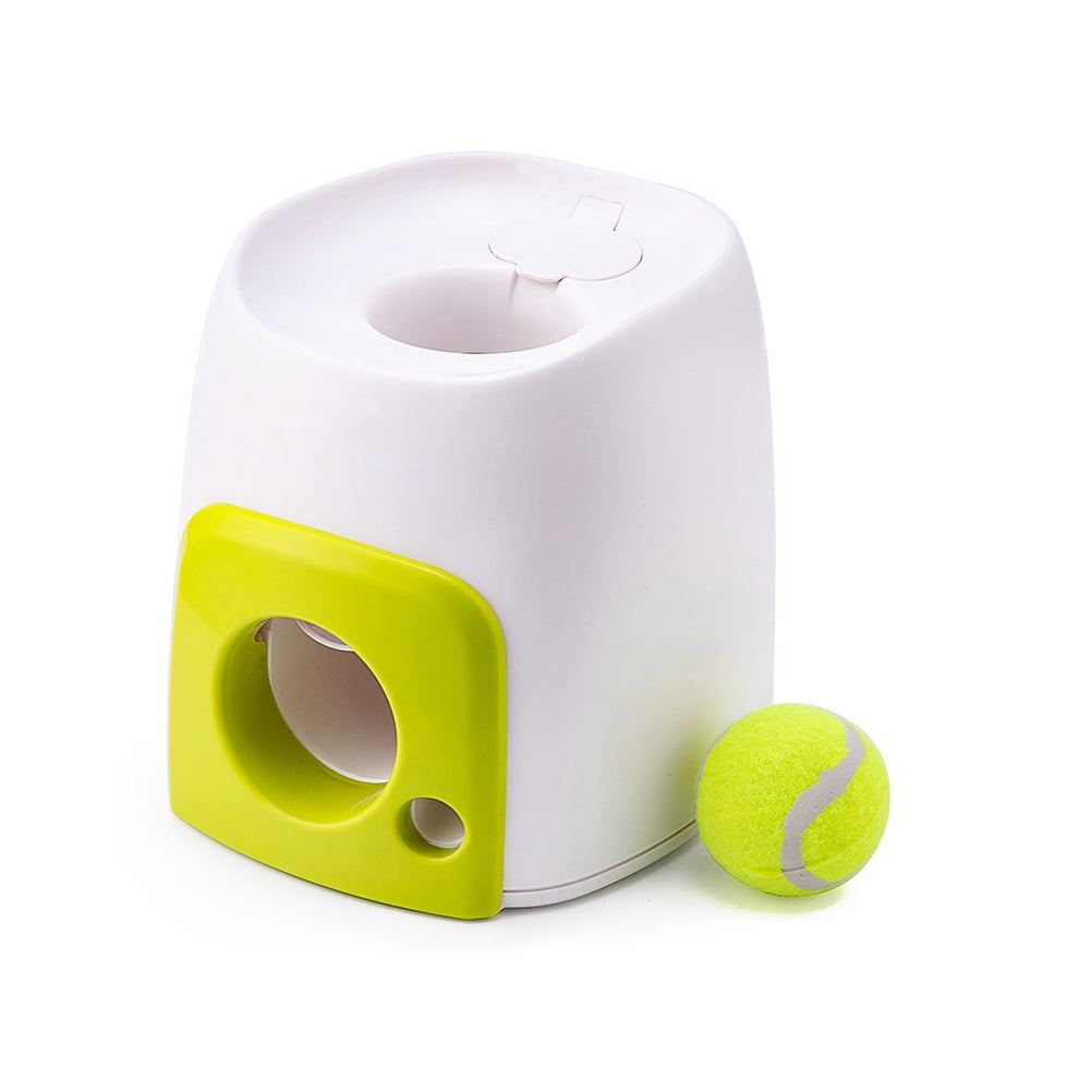 Automatic Tennis Ball Thrower Treat Dispenser, Small Interactive ...