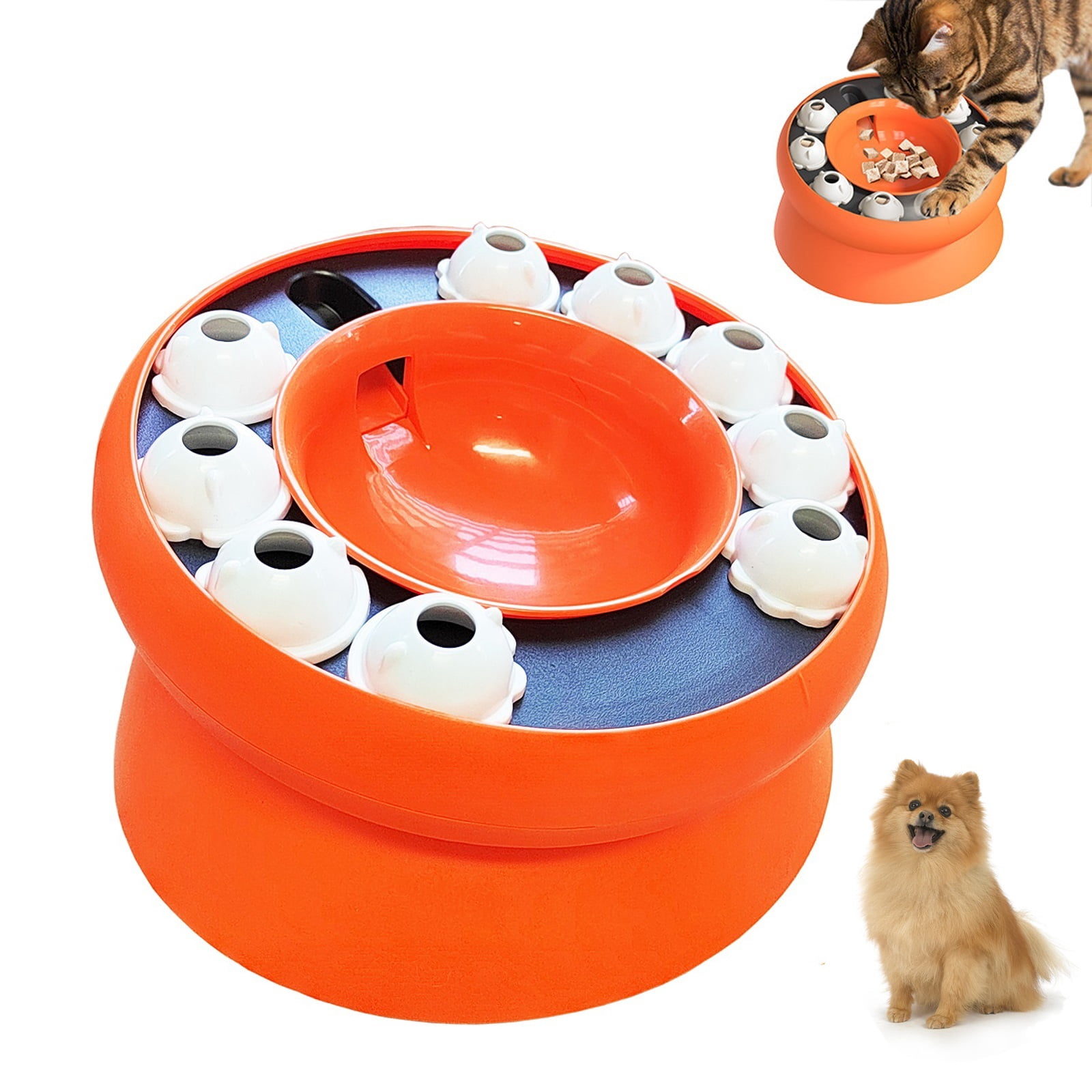 Intelligence Toys Cat Slow Feeder, Puzzle Toys for Dogs, Raised Food ...