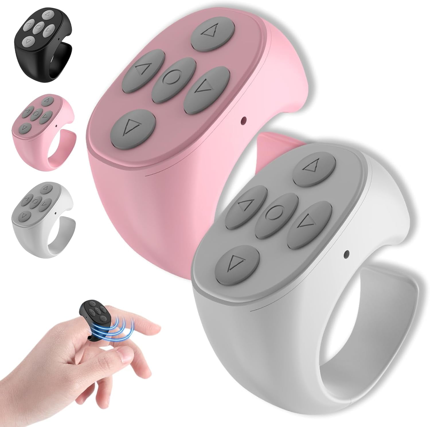 Intelligencn Fingertip Wireless Bluetooth Remote Control, Finger ...