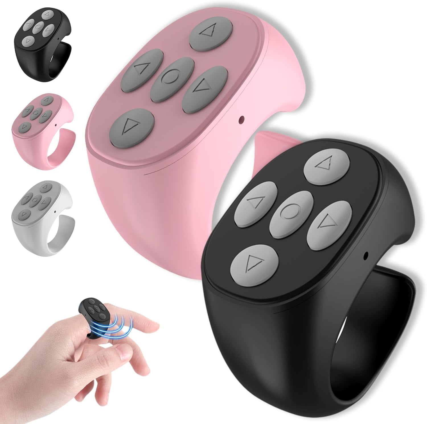 Intelligencn Fingertip Wireless Bluetooth Remote Control, Finger ...