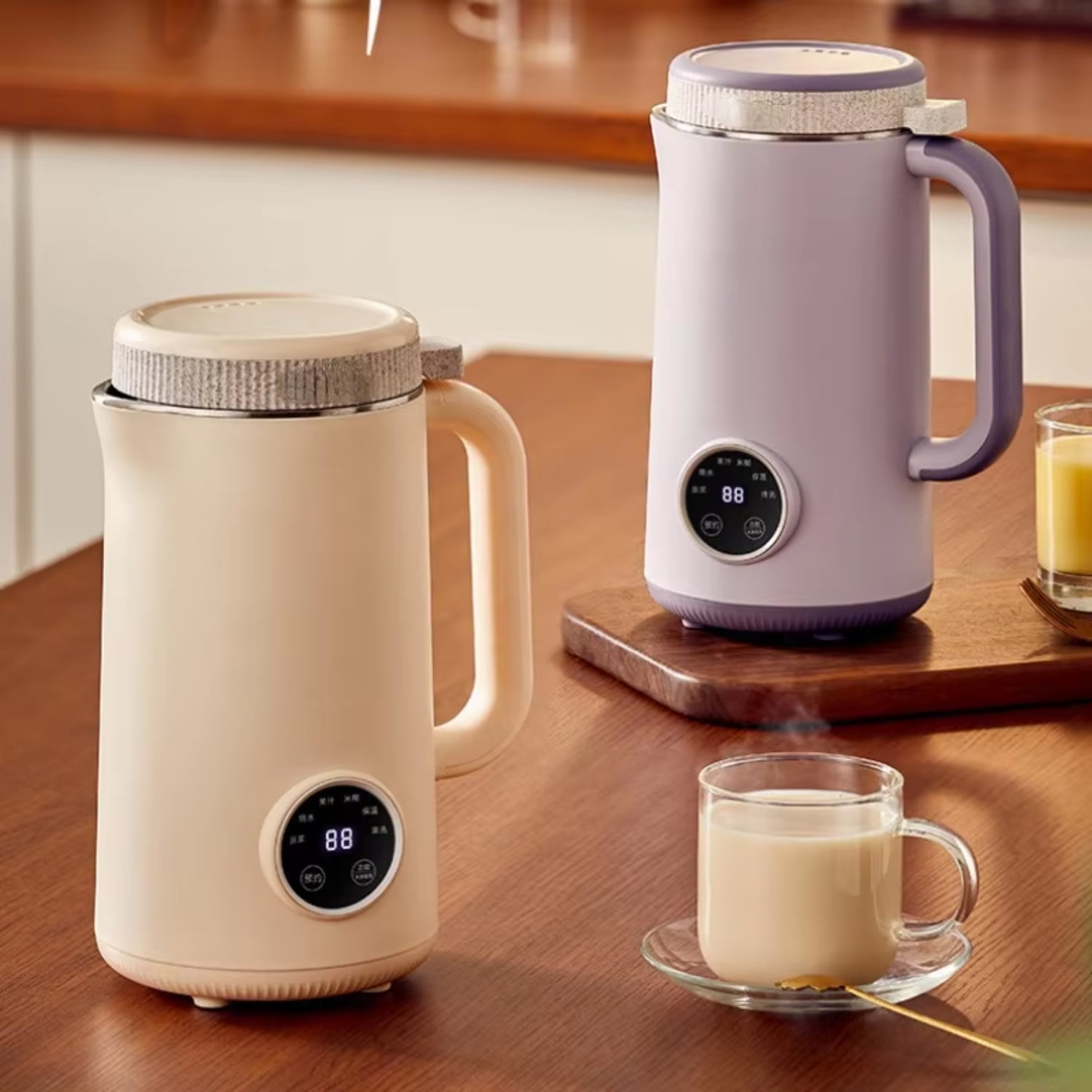 Intelligent 1000ML Mini Automatic Heating Soybean Milk Machine Food ...