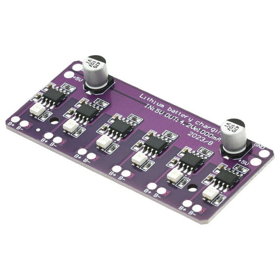 Intelligent 18650 Lithiums Charging Module 6Independent Channel LED ...