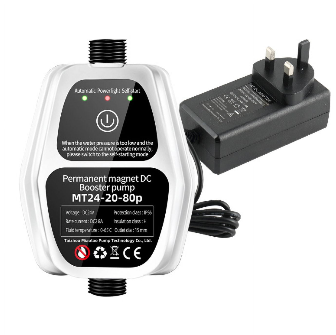 Intelligent 24V DC Booster Pump Quiet Operation with Automatic Sensing ...