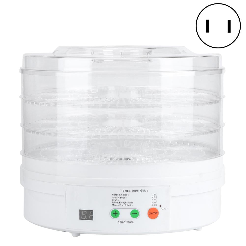 Intelligent 3‑Layer Electric Food Dehydrator Fruits Vegetable Dryer ...