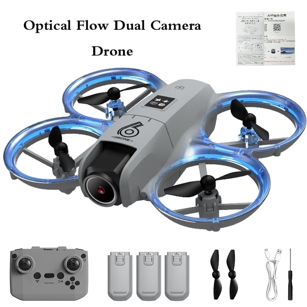 Mini HD Dual Cameras RC Quadcopter,Headless Mode,Four-sided Obstacle ...