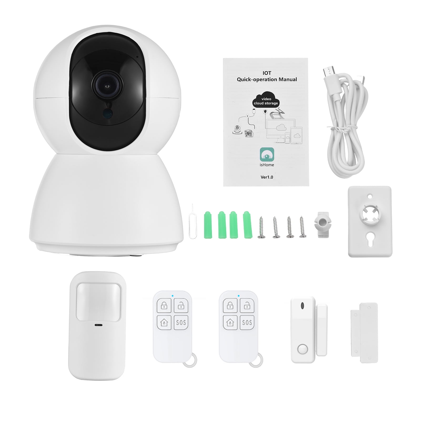 Intelligent Alarm System,With 2-way Audio Remote 2-way Audio App Wifi ...