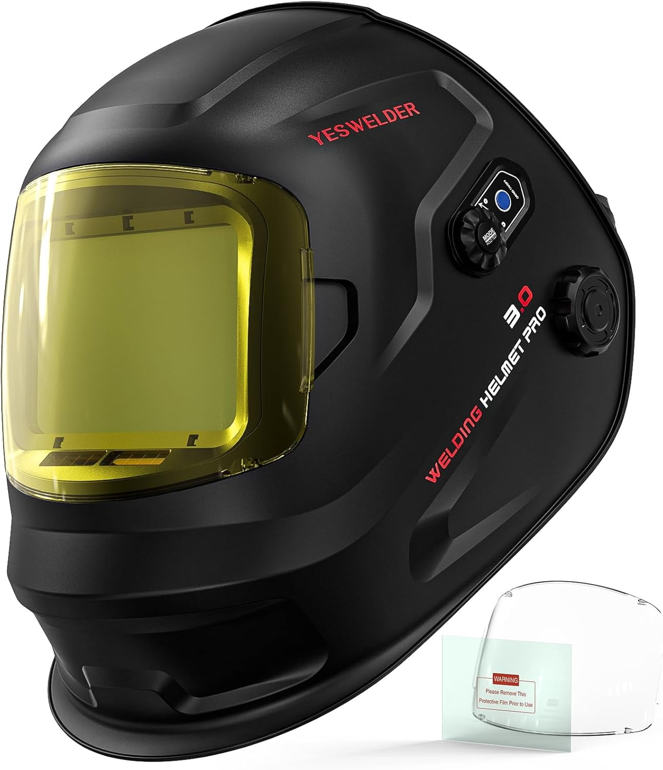 Intelligent Auto-Shade Auto-Darkening Welding Helmet, Large View with ...