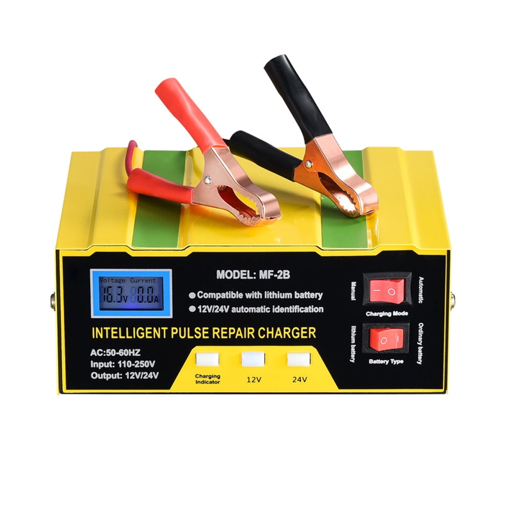 Intelligent Battery Charger: 12V/24V Pulse Repairing Charge Device ...
