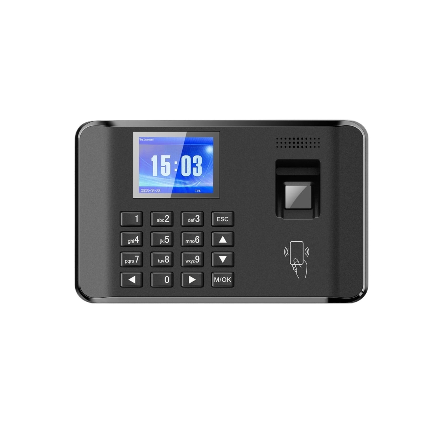 Intelligent Biometric Fingerprint Password Attendance Machine Time ...