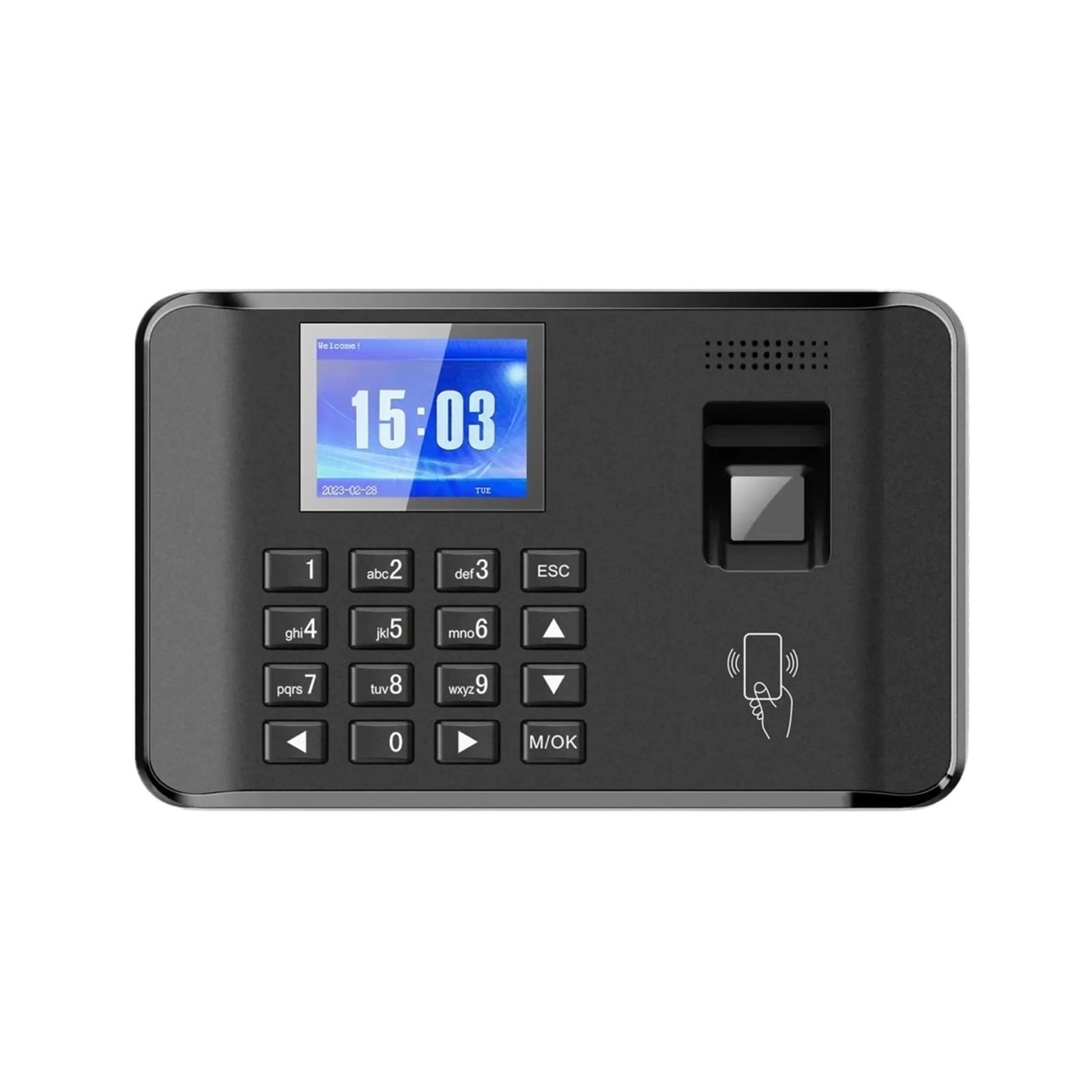 Intelligent Biometric Fingerprint Password Attendance Machine Time ...