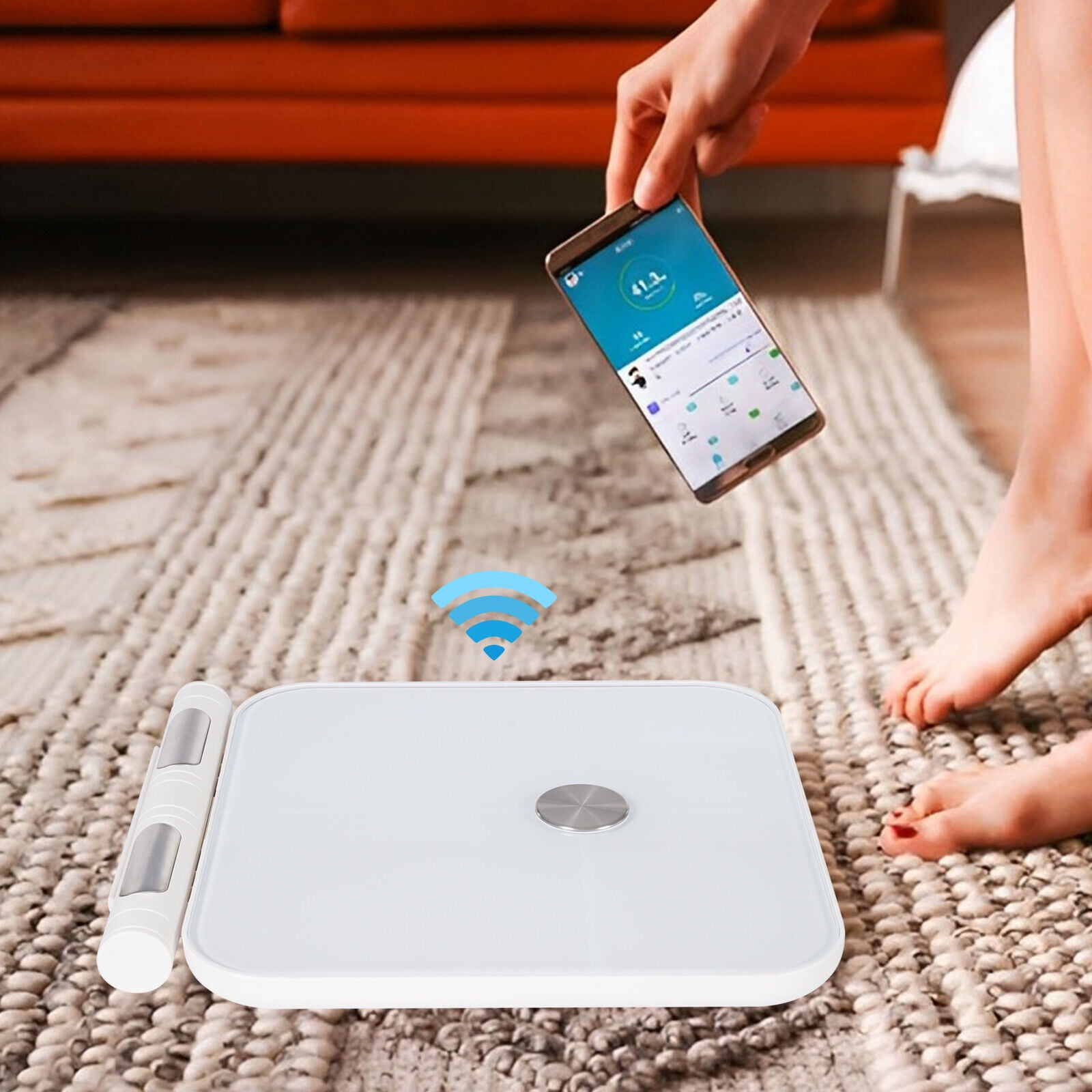 Intelligent Body Fat Scale for Weight 8 Electrode Display Muscle BMI ...