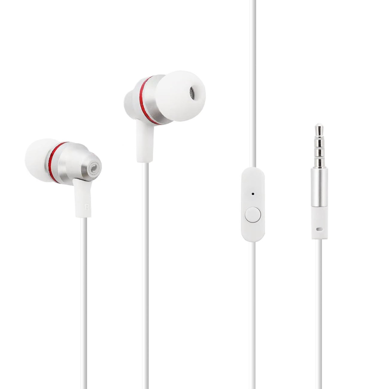 Intelligent Control Surround Sound Heavy Bass Headphones In Silver ...
