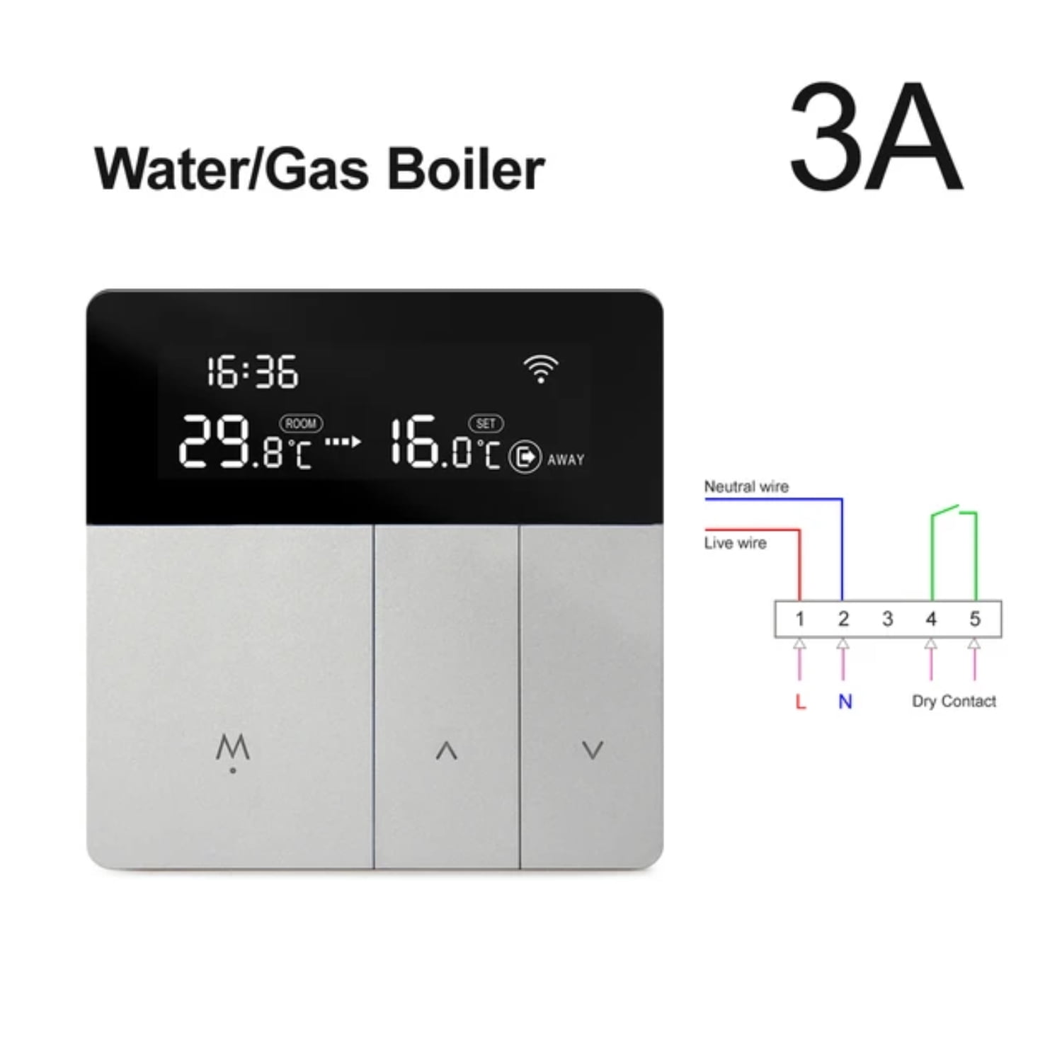 100-240 V Smart Thermostat Temperature Controller Remote Control For ...