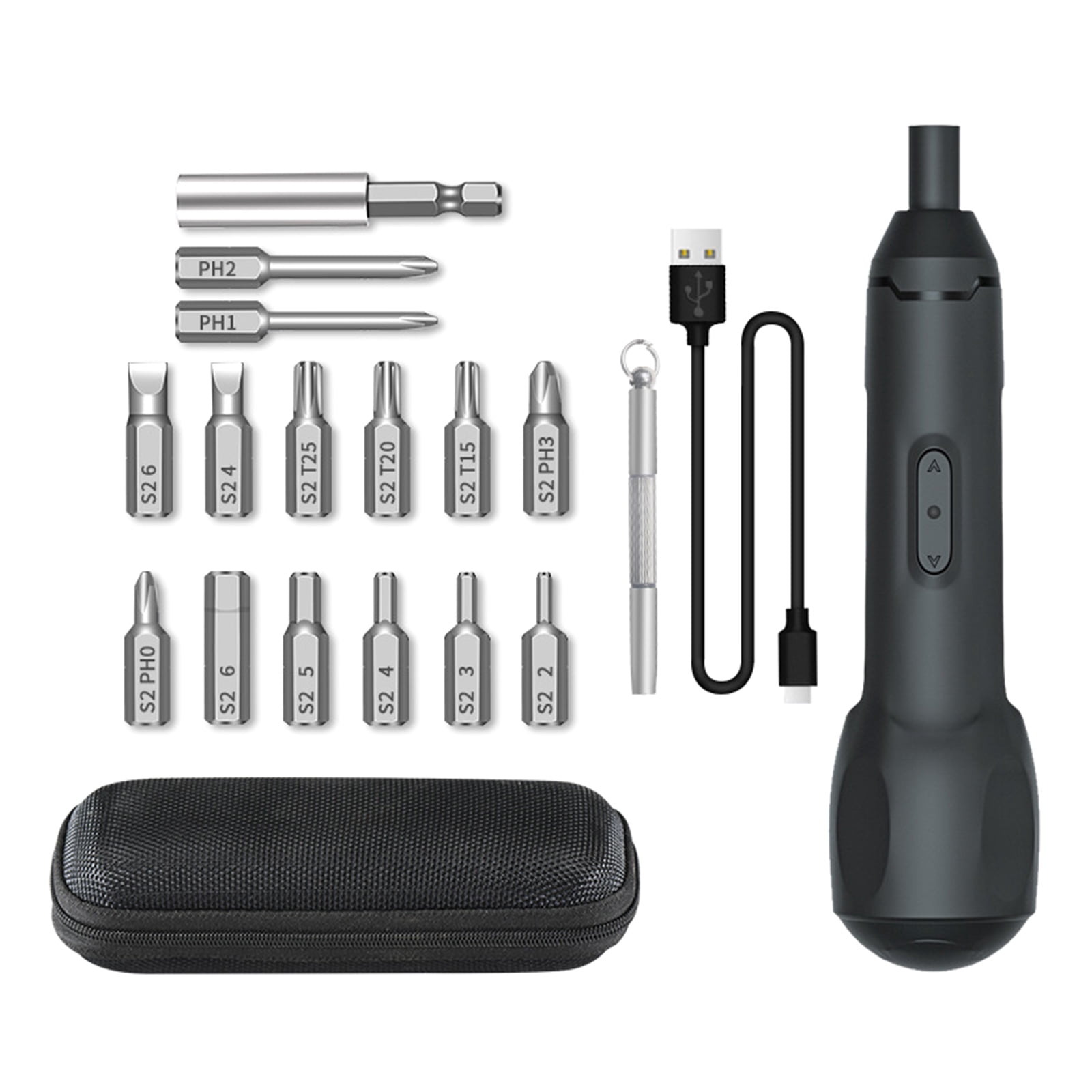 Intelligent Cordless Power Screwdriver USB Rechargeable Screwdriver For ...