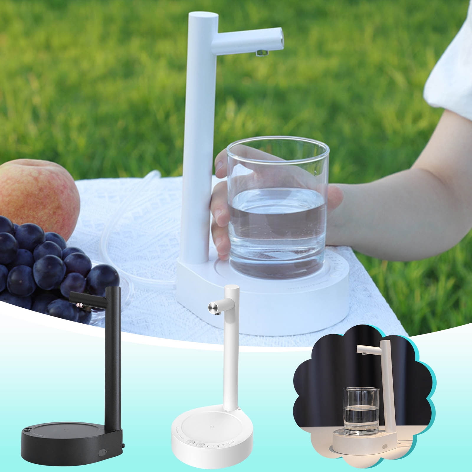 Intelligent Desk Water Dispenser, Wireless Pouring Valve, Adjustable ...