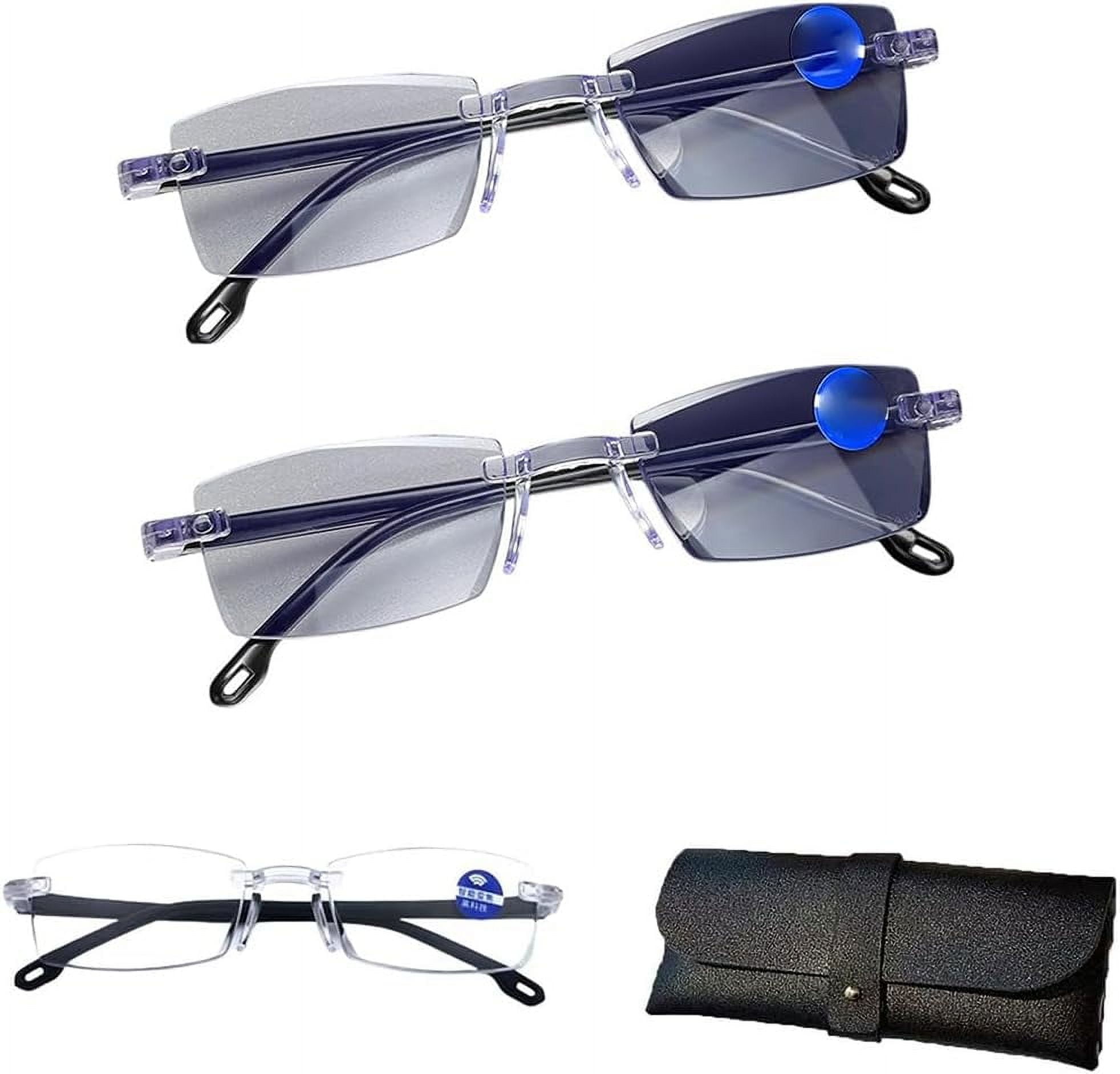 Intelligent Dual Focus Glasses, Adjustable Glasses Dial Vision,Auto ...