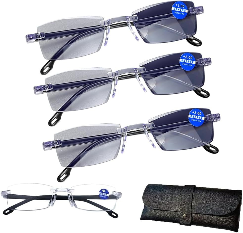 Intelligent Dual Focus Glasses, Adjustable Glasses Dial Vision,Auto ...