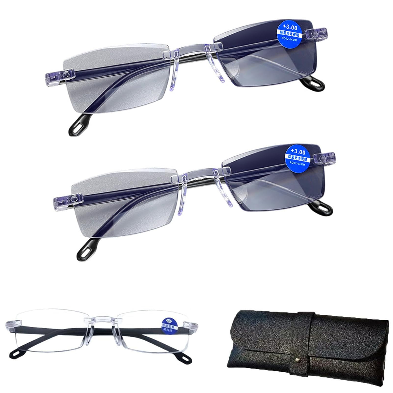 Intelligent Dual Focus Glasses Clearer Vision, Automatic Zoom Reading ...