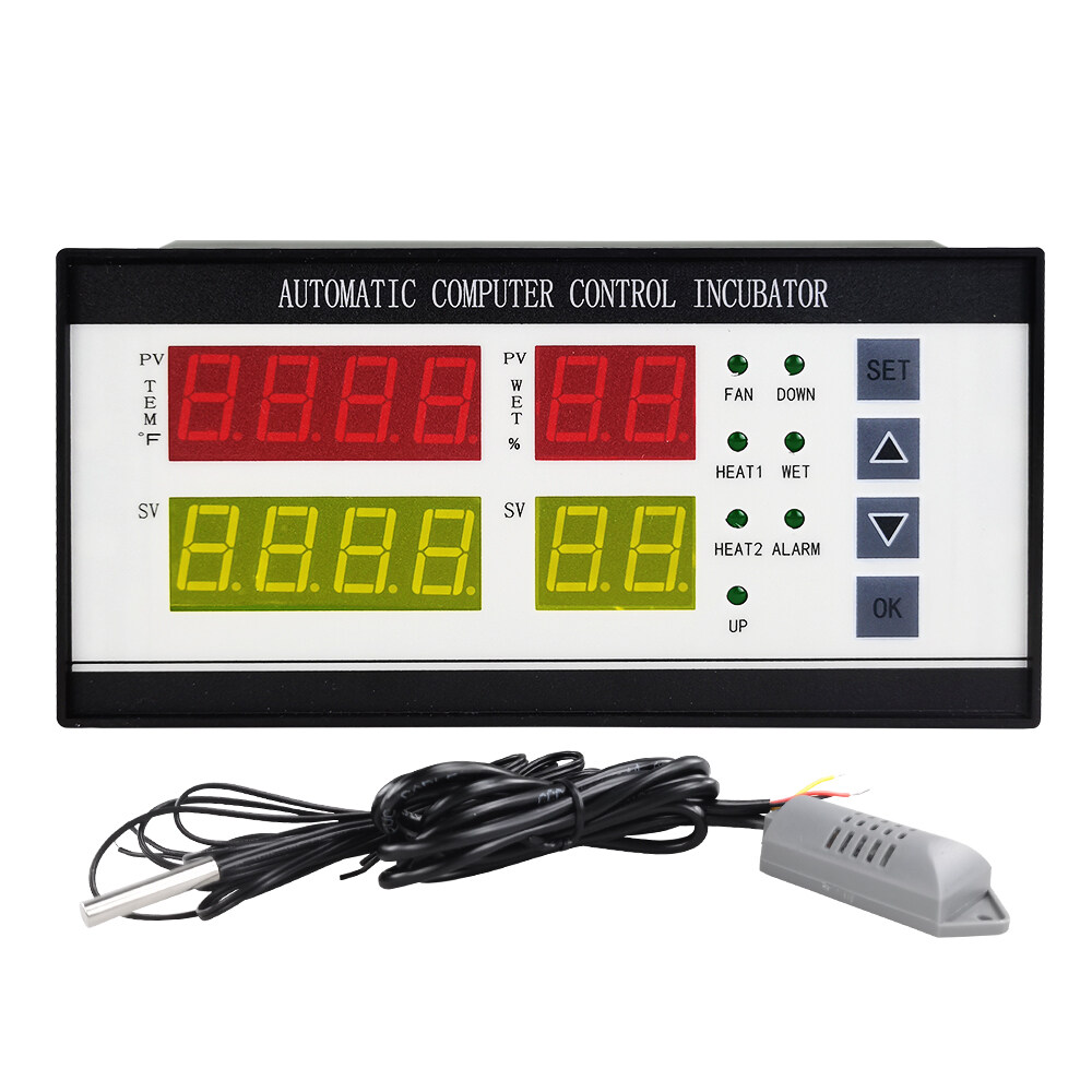 Intelligent Eggs Incubator Controller Clear Definition Digital Display Temperature and Humidity ...