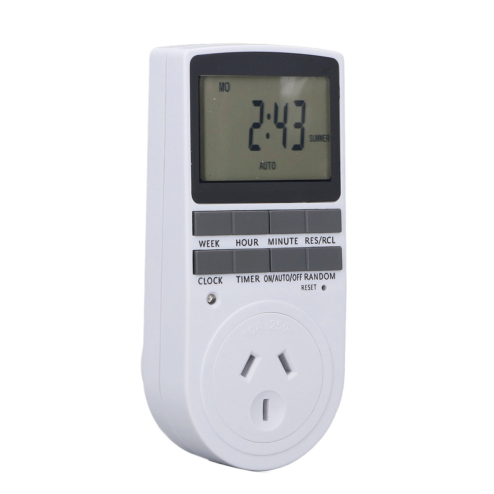Intelligent Electronic Timer Switch Socket (AU Plug) - 220-240V Digital ...