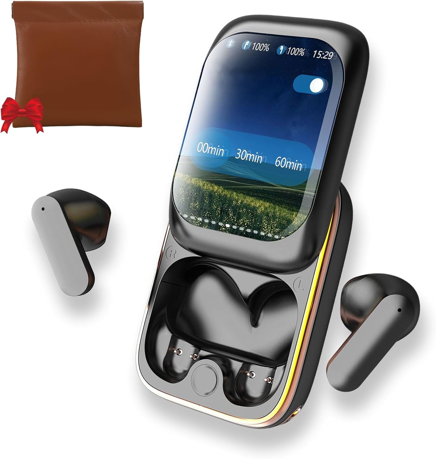 Intelligent Full-Color Touch Screen Slider Earphones 2024 New, Slide ...