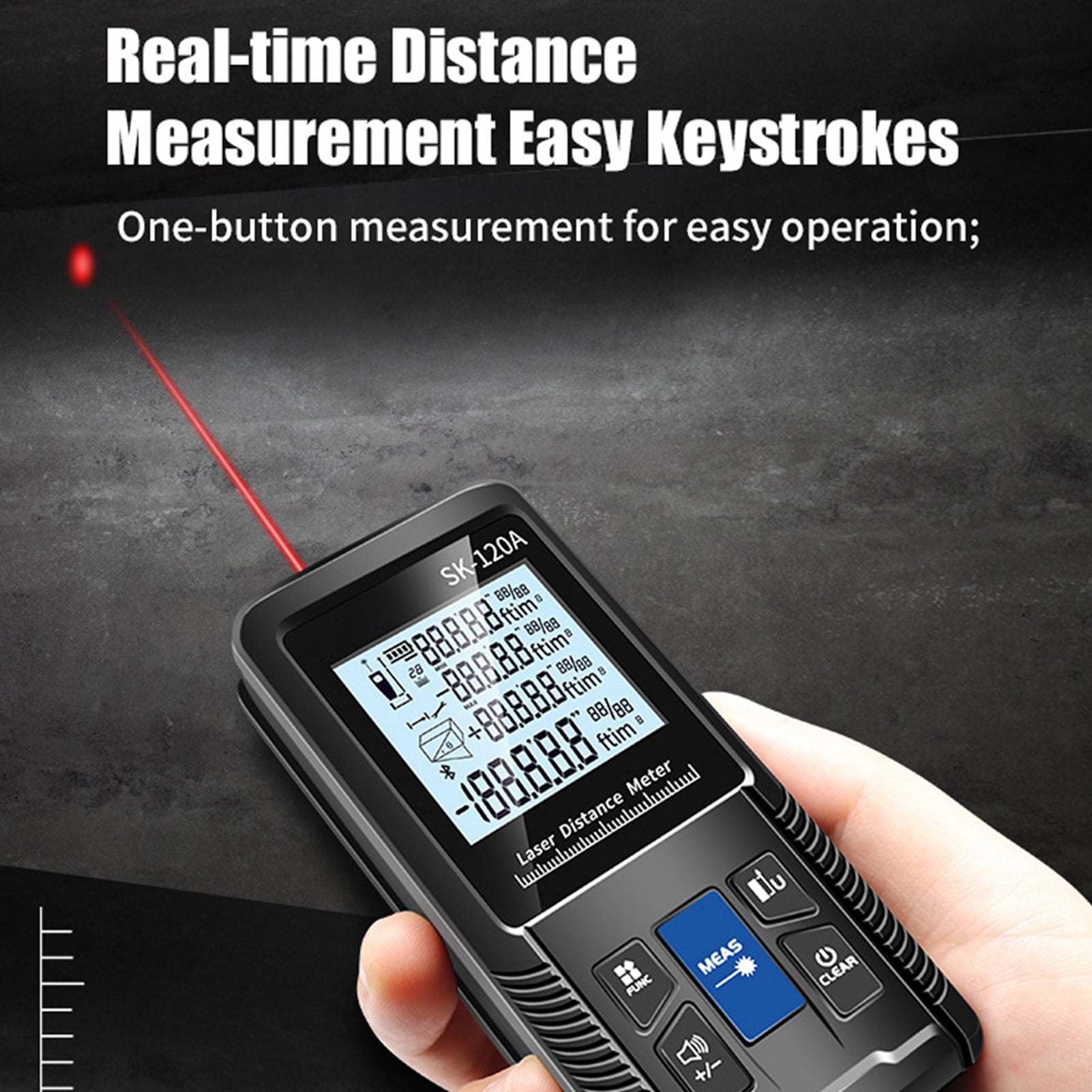 Intelligent Intelligent Rangefinder Digital Distance Meter With Single ...