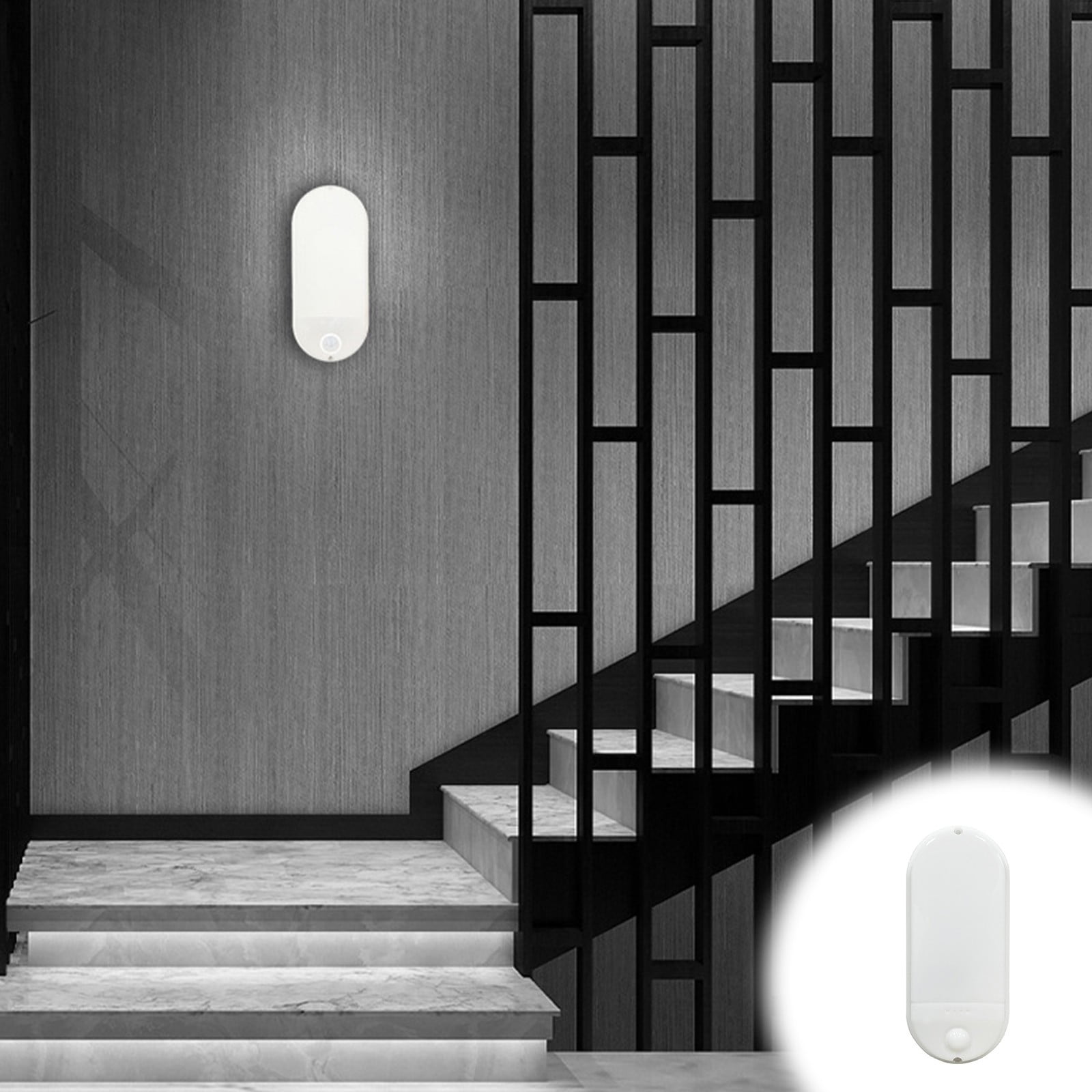 Intelligent LED Sound and Light Control Wall Lamp with Motion and Voice ...