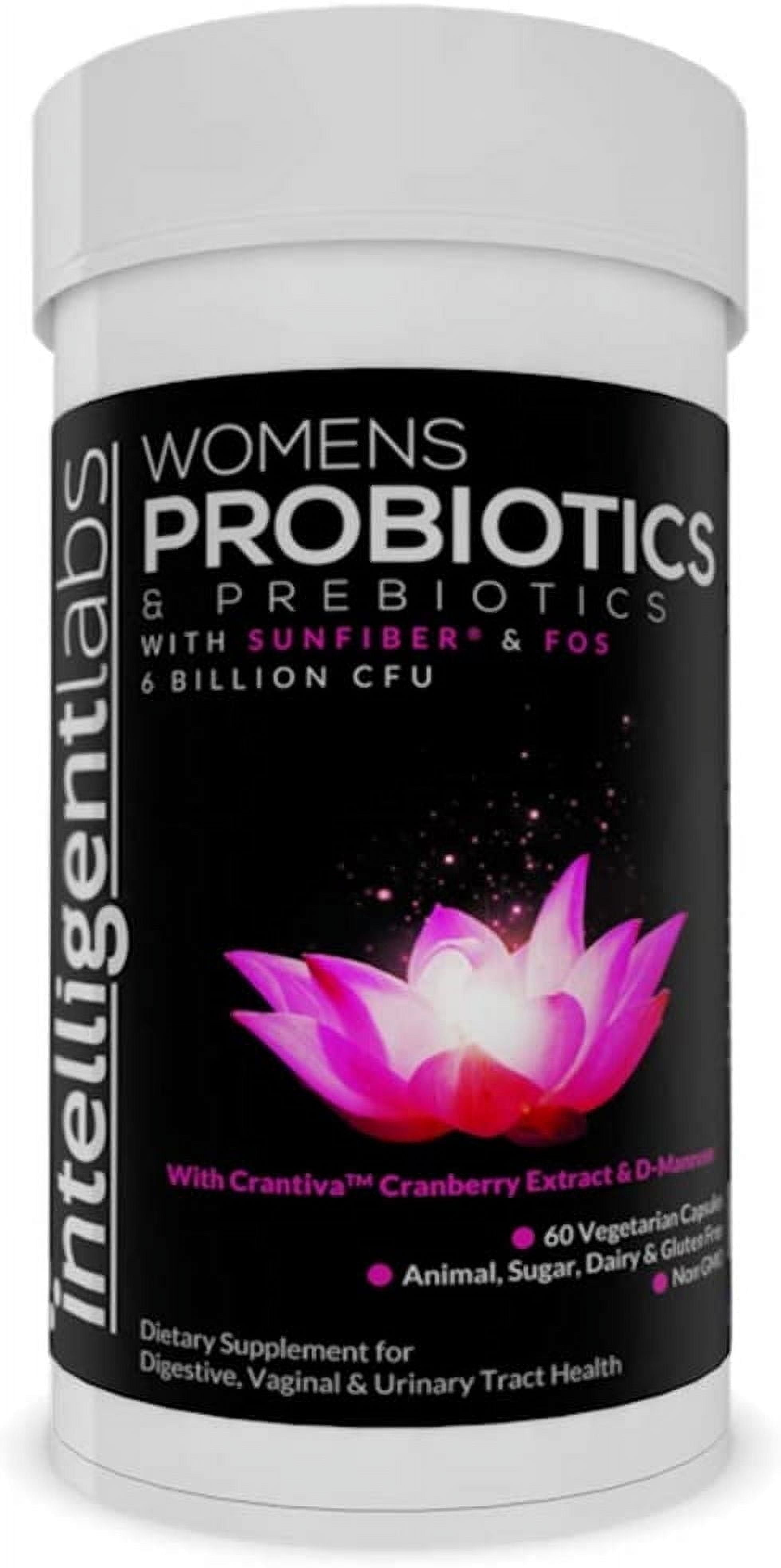 Intelligent Labs Women's Probiotics Formula with Cranberry Extract, D ...