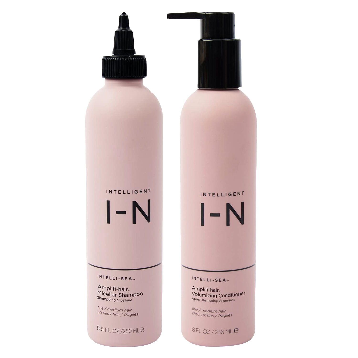 Intelligent Nutrients Amplifi Hair Micellar Shampoo 8.5 oz & Volumizing ...