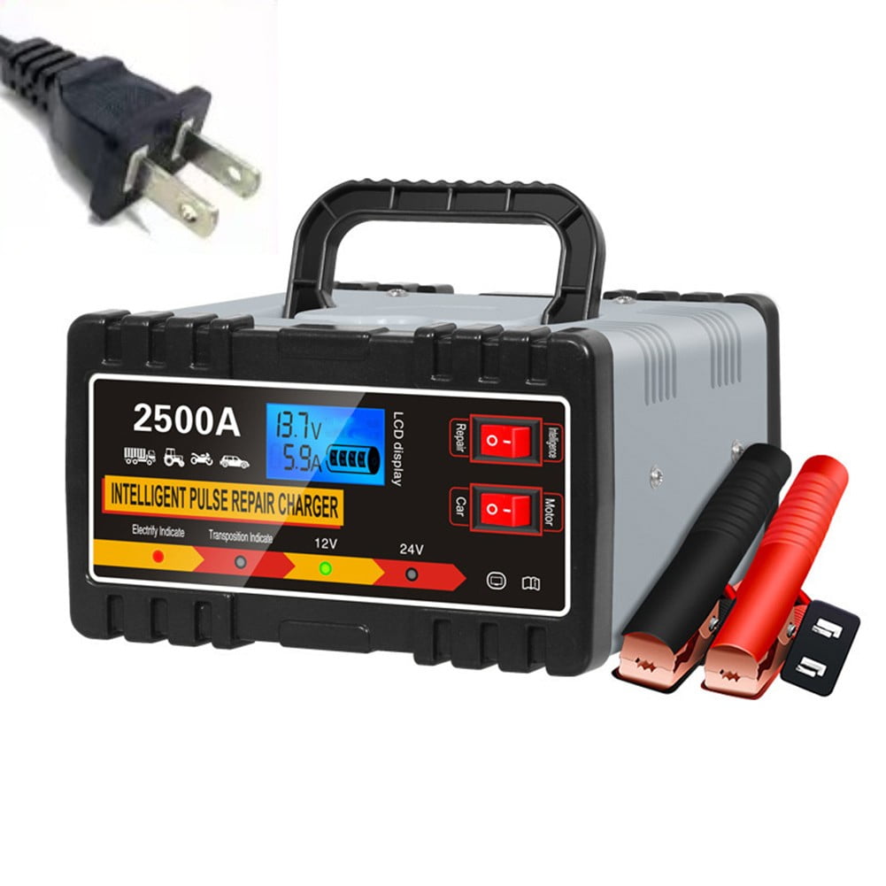 Intelligent Pulse Repair Car Battery Charger Battery Maintenance ...