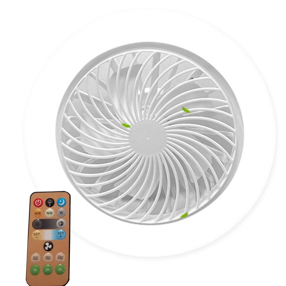 Intelligent Remote Control Ceiling Fan Light Stepless Dimming 3 Colors ...
