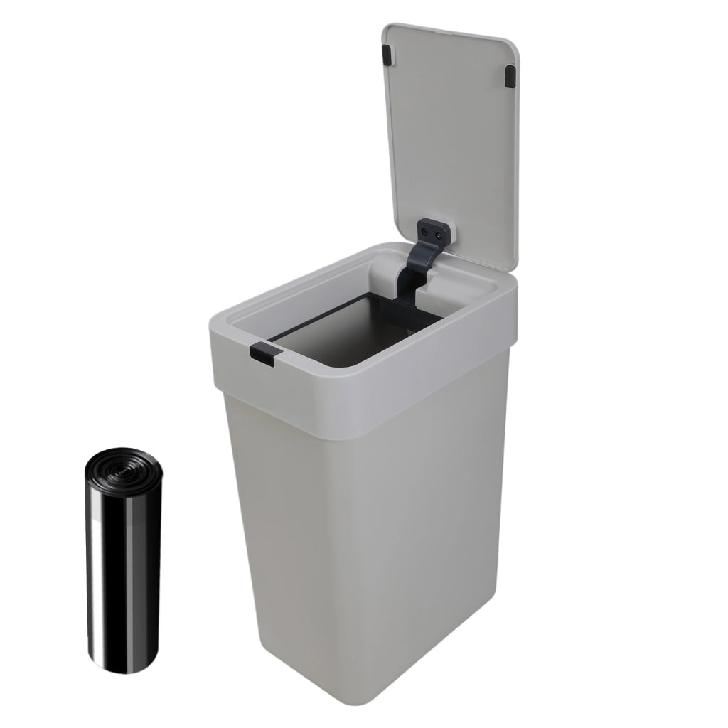 Intelligent Sensors Activated Trash Bin Automatic Opening Thin Garbage ...