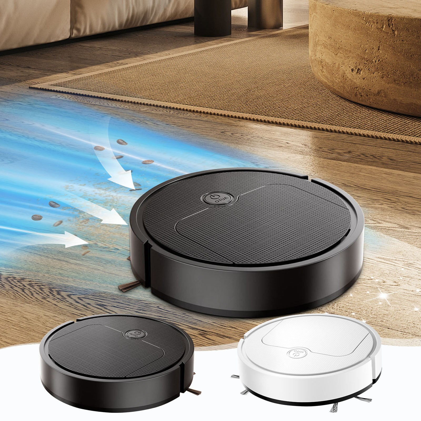 Intelligent Sweeping Robot, USB Charging Vacuum, 2000Pa Suction ...