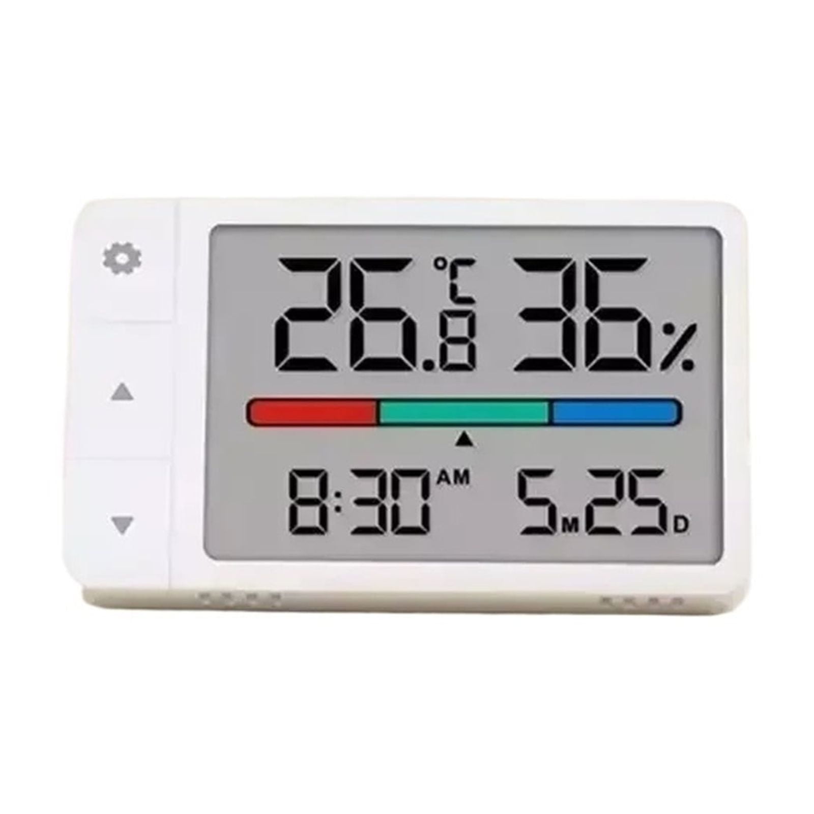 Intelligent Thermometer Hygrometer Meter Multi Function Clock Digital ...