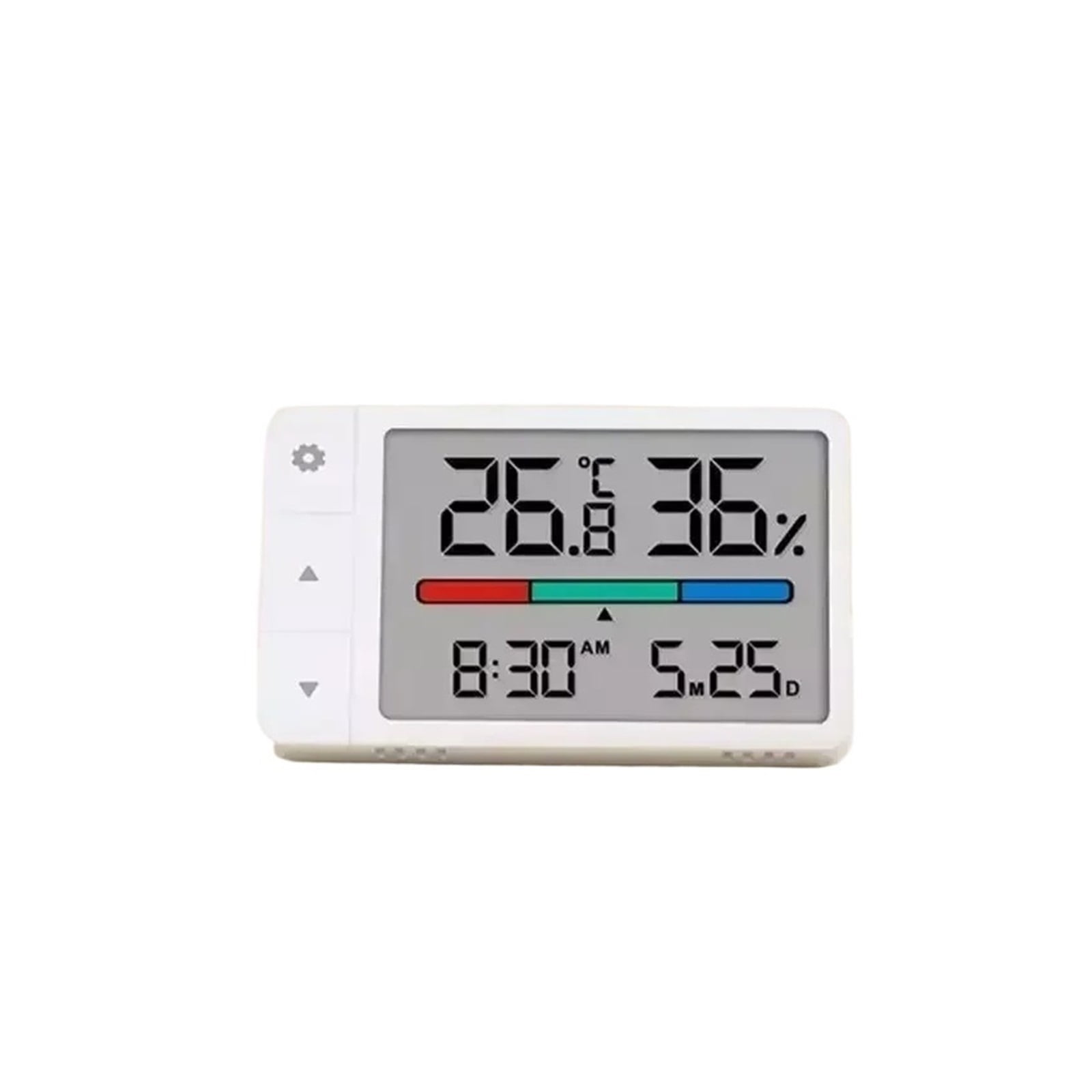 Intelligent Thermometer Hygrometer Meter Multi Function Clock Digital ...