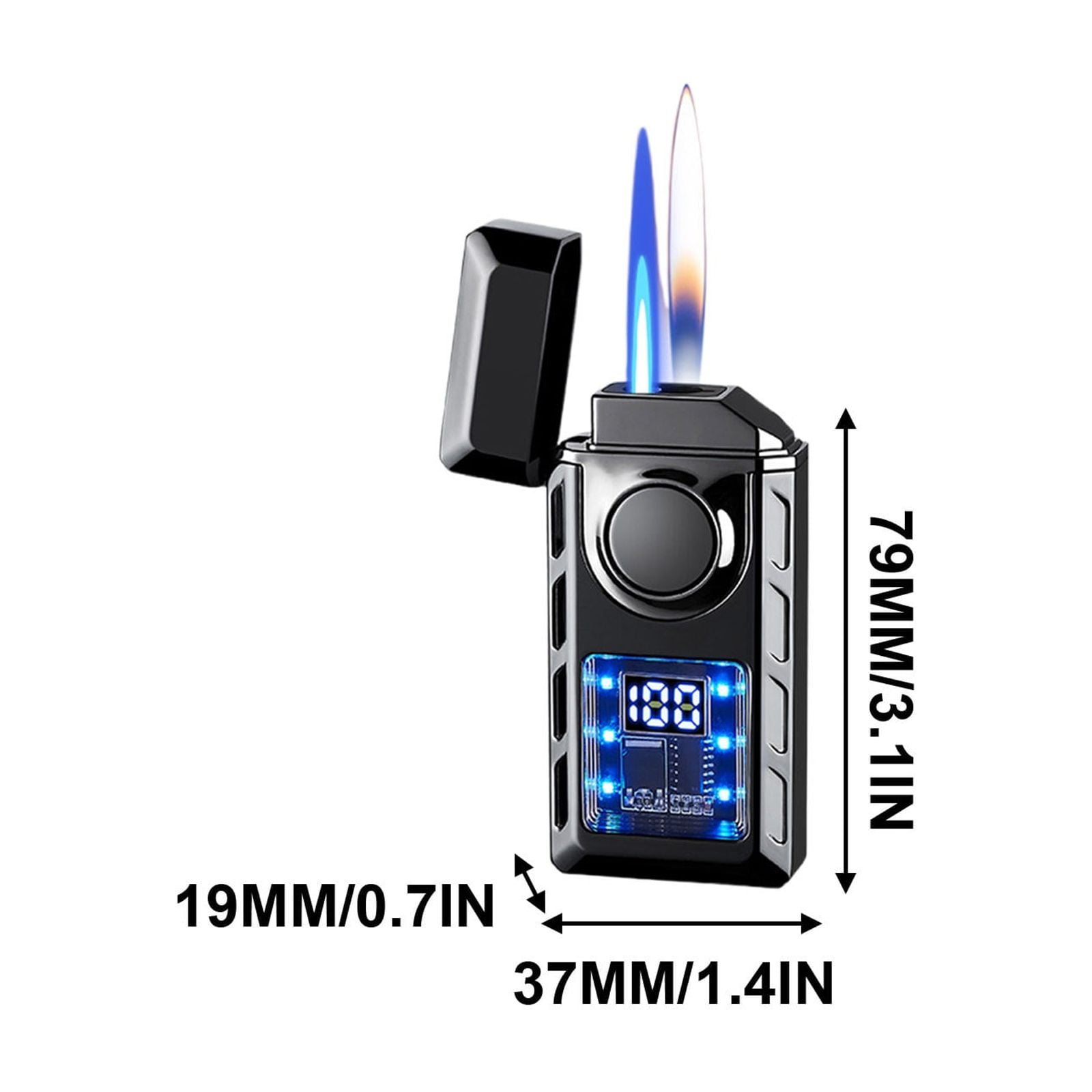 Intelligent Voice Controlled Fire Lighter with Battery Display Visible ...