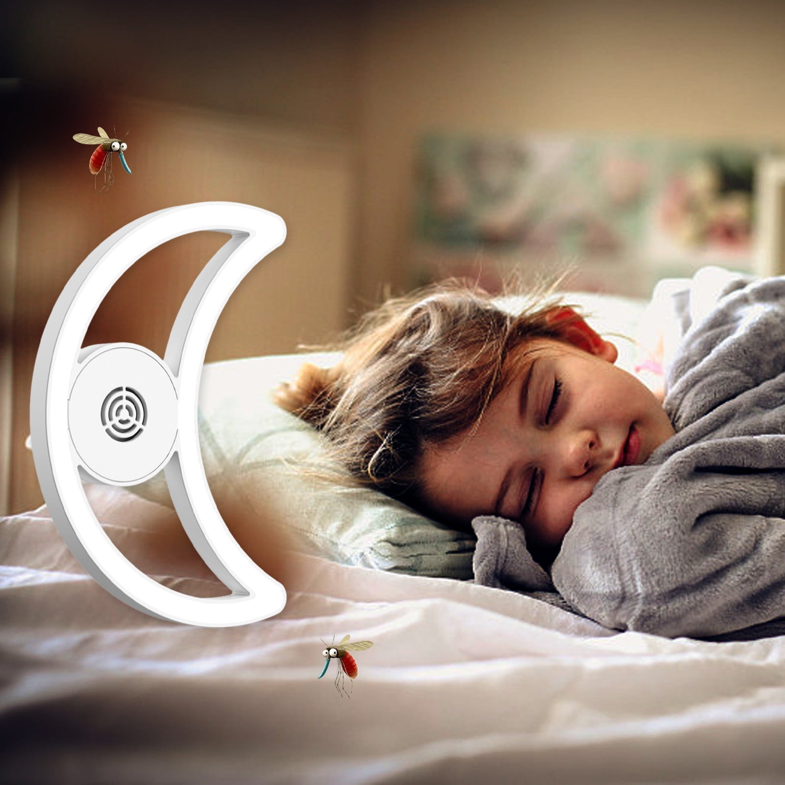 Intelligent Voice Controlled Mosquito Repellent Night Light, Sound Wave ...