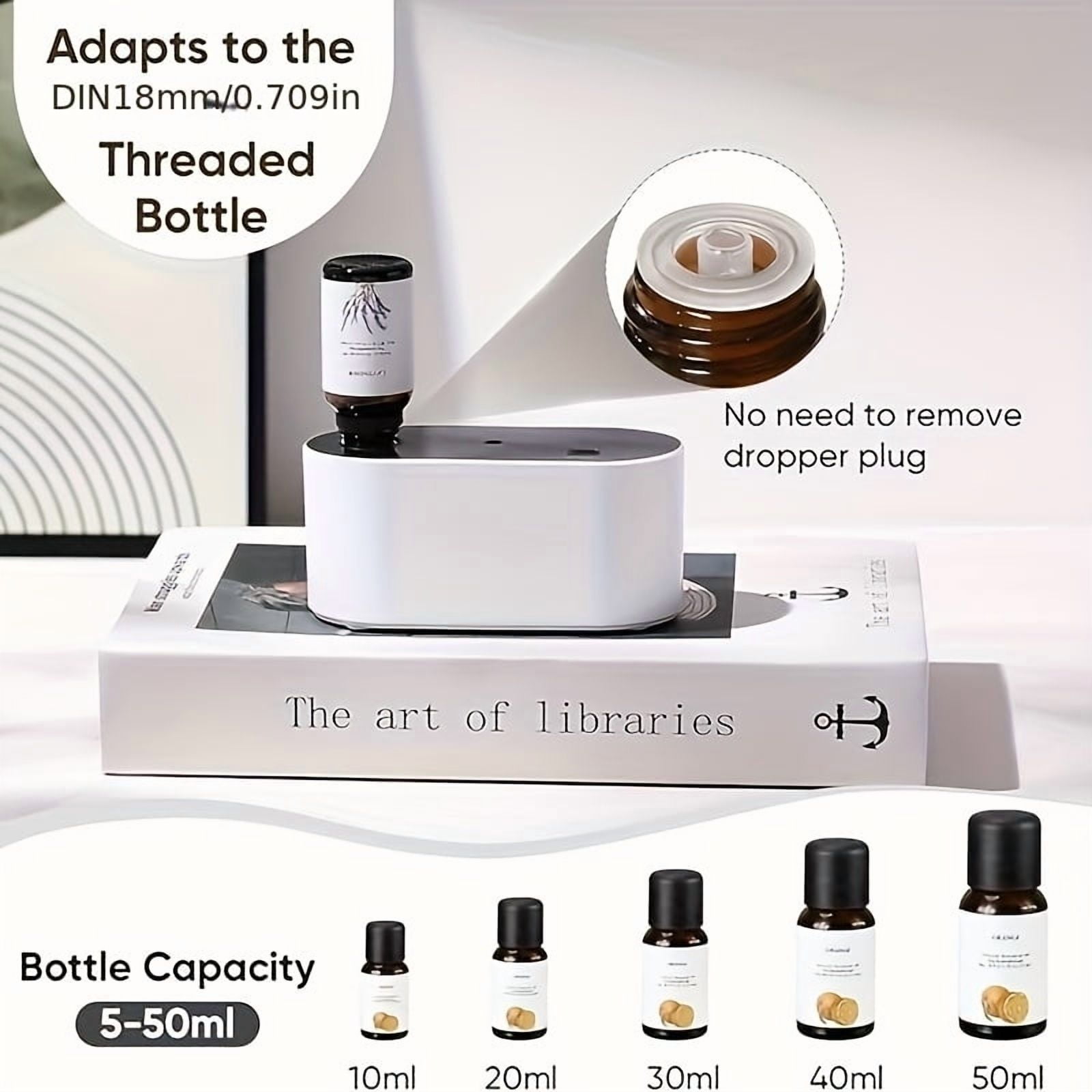 Intelligent Waterless Aroma Diffuser with 3 Misting Modes - USB Mini ...