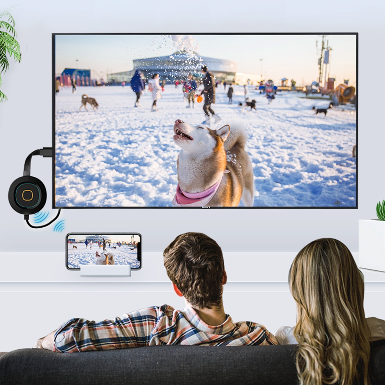 Intelligent WiFi High-definition Same Screen HDMI Same Screen ...