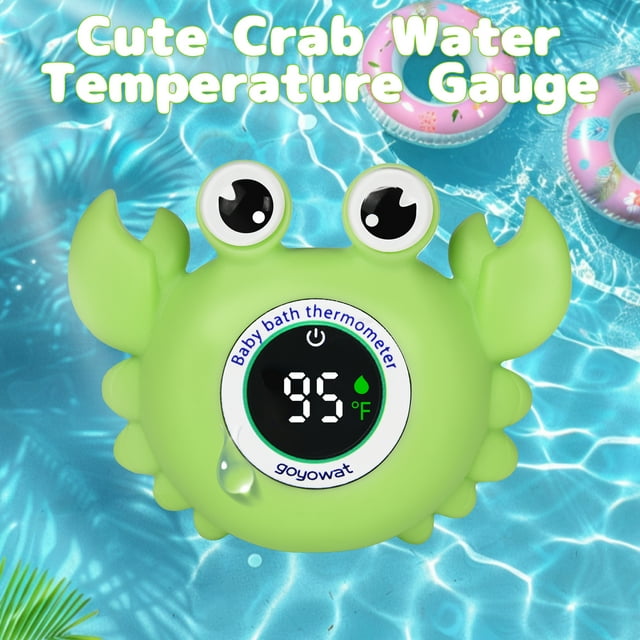 Intelligent temperature-sensing baby bathtub crab - digital water ...