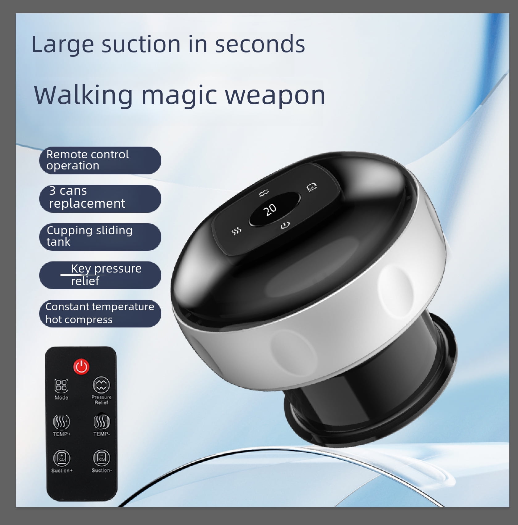 Intelligent vacuum cupping scraping instrument electric breathing ...