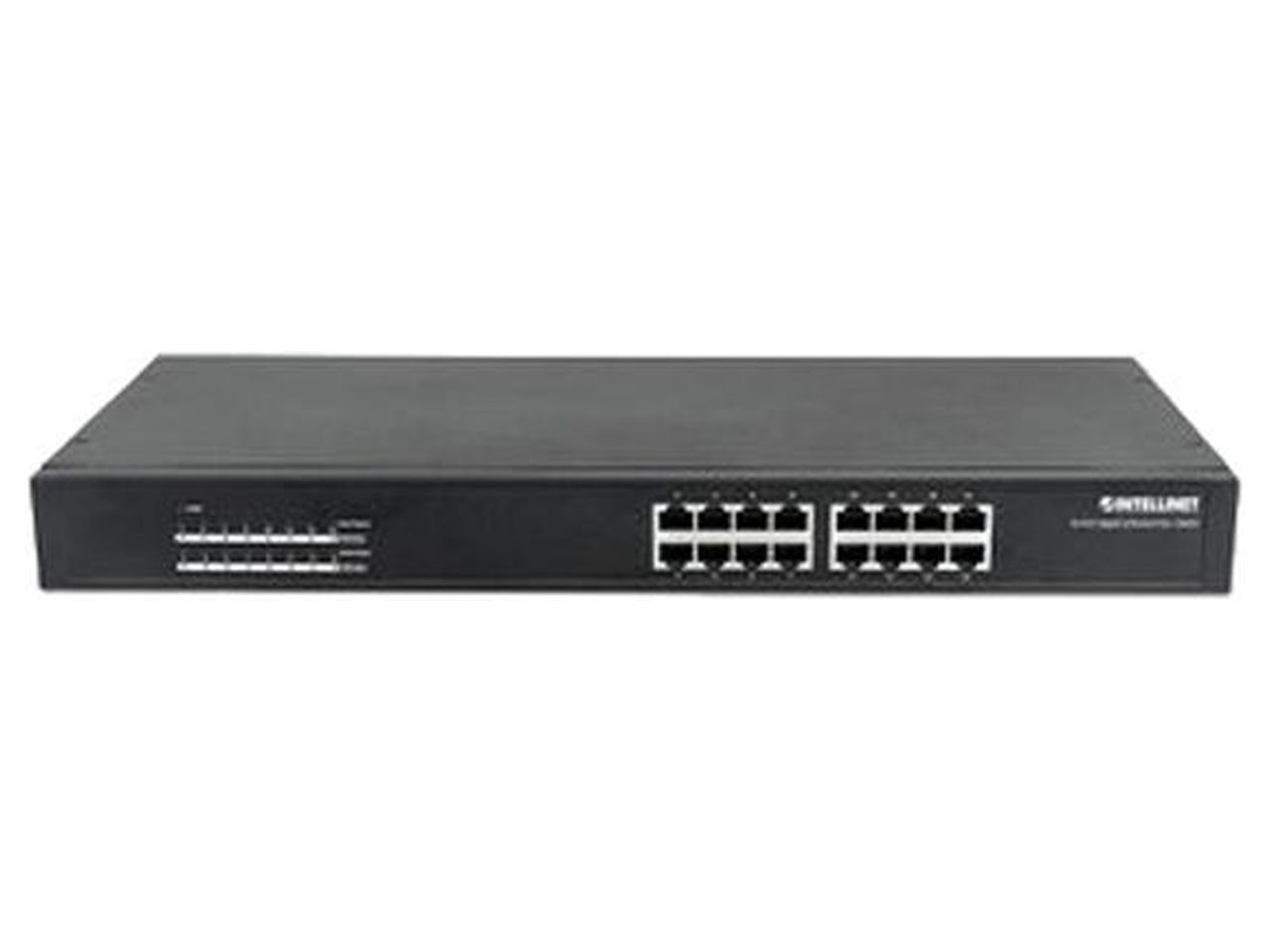 Intellinet 16-Port Gigabit Ethernet Rackmount PoE+ Switch - Walmart.com