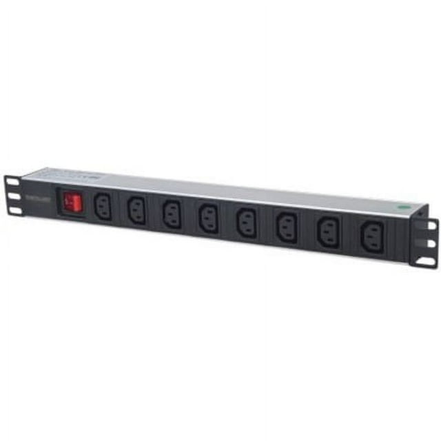 Intellinet 19" 1U Rackmount 8-Output C13 Power Distribution Unit (PDU), With Removable Power ...