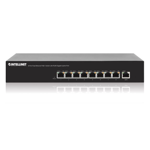 Intellinet 8 Port PoE Desktop Switch - Walmart.com
